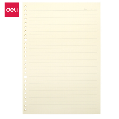 得力（deli） B5/60张活页笔记本替芯 26孔横线格式替芯 NB560-中盛云商